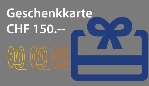 Gutschein CHF 150 INT-Gutschein-150 - 3DWare Shop Schweiz